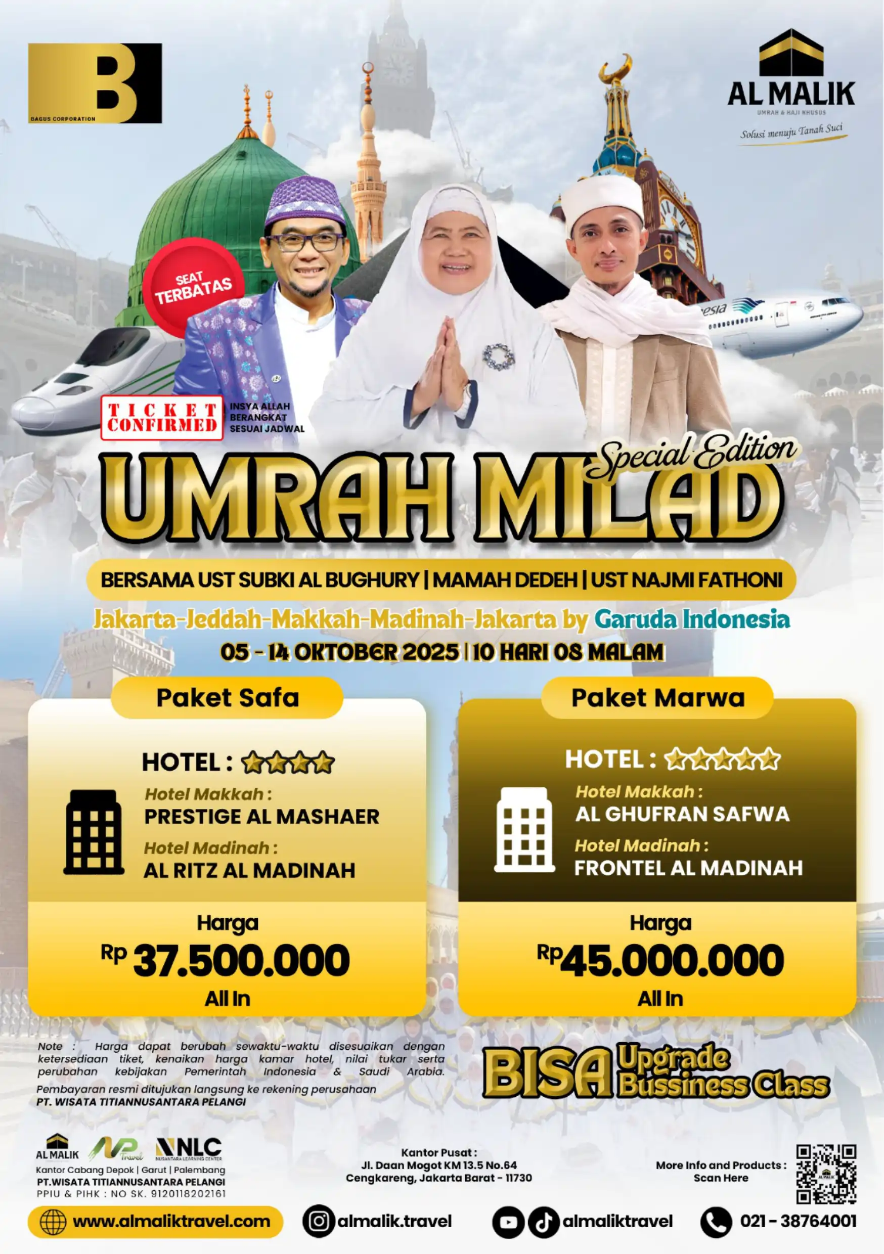 Umroh Milad Paket Marwa - Al Malik Travel